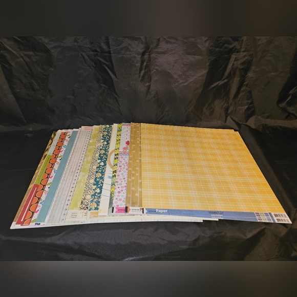Office | Scrapbook Paper Large Bundle Vintage Retro | Poshmark